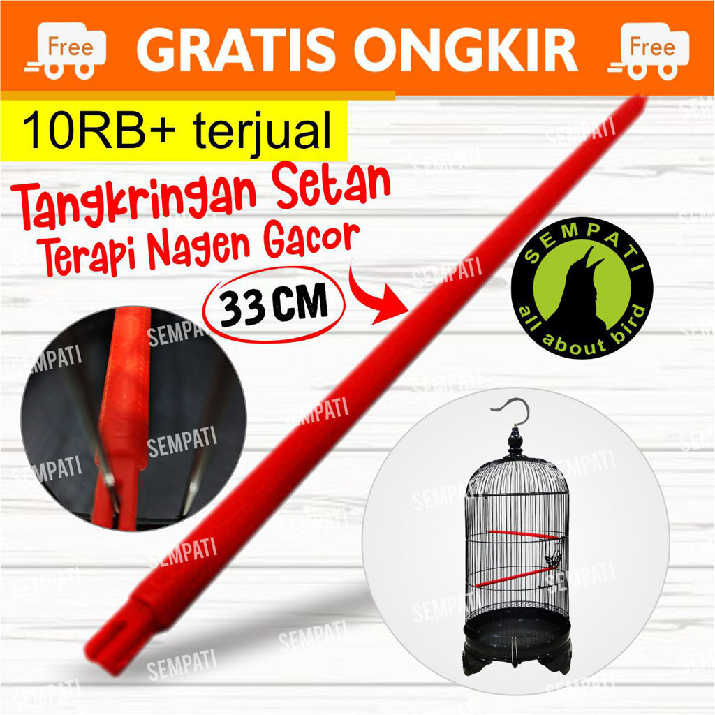 Jual SEMPATI TANGKRINGAN SETAN PANGKRINGAN PLASTIK WARNA UNTUK SANGKAR ...