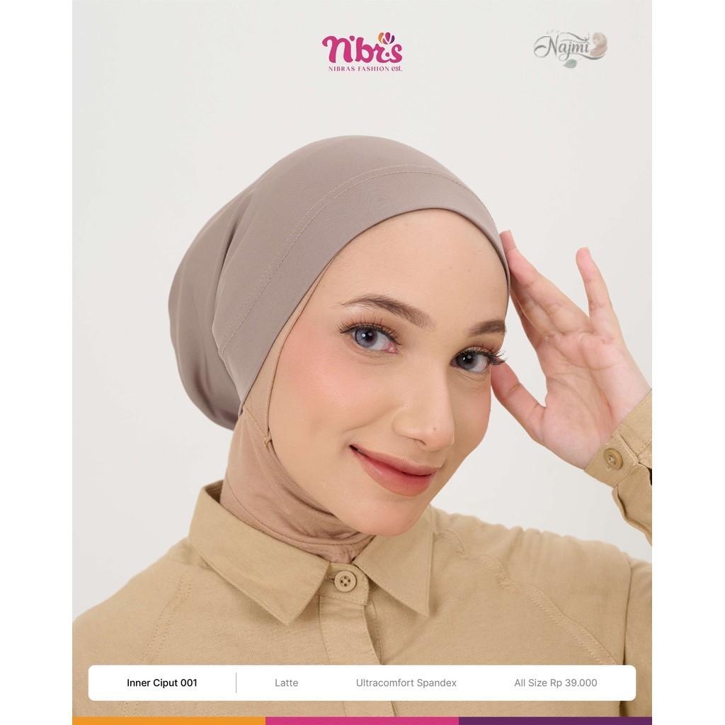 Jual Koleksi Najmi / Nibras Inner Ciput 001 / Dalaman Hijab Polos Anti Licin Inner Ciput 001 by ...