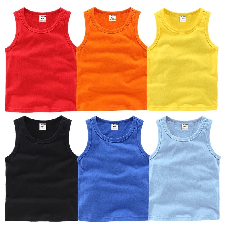 Jual SINGLET ANAK LAKI-LAKI DAN PEREMPUAN POLOS UMUR 1-10 TAHUN COTTON ...