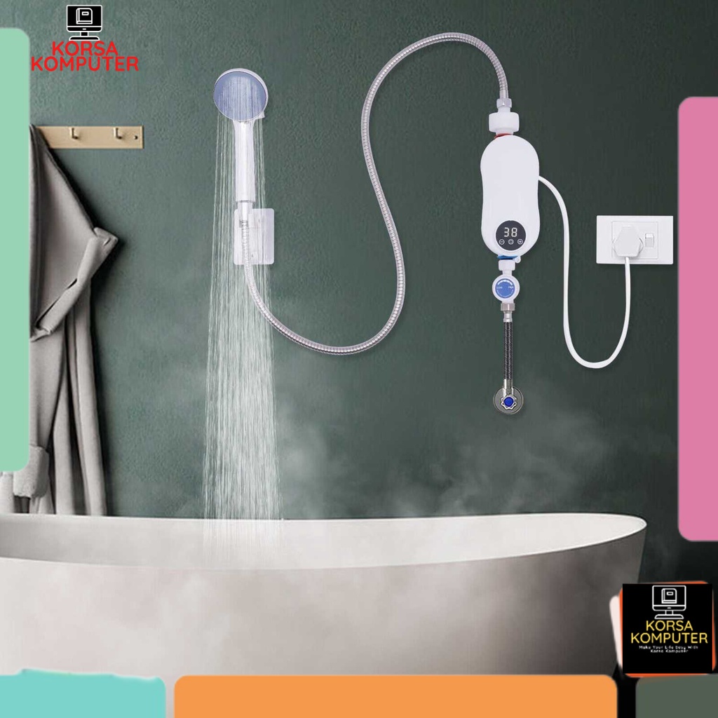 Jual Pemanas Air Listrik Water Heater SUS Heating System Shower 3500W ...