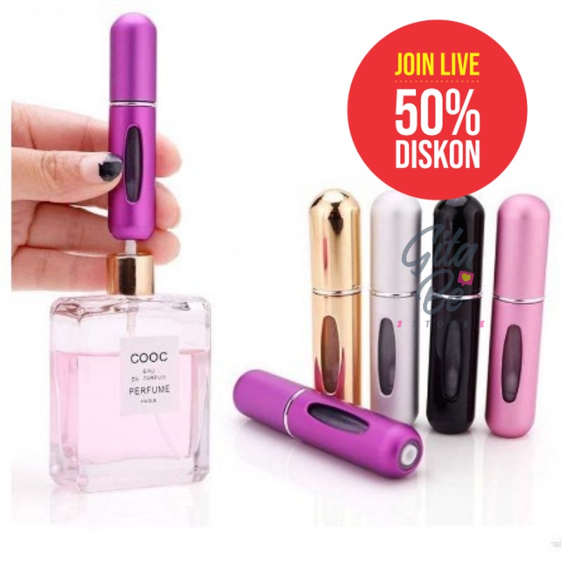 Jual [LIVE NOW] Botol Parfum mini 5ml | Refil parfum | Botol Refill ...