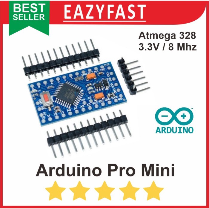 Jual Arduino Pro Mini Compatible ProMini 3.3V 8 Mhz Atmega328 328p 328 p | Shopee Indonesia