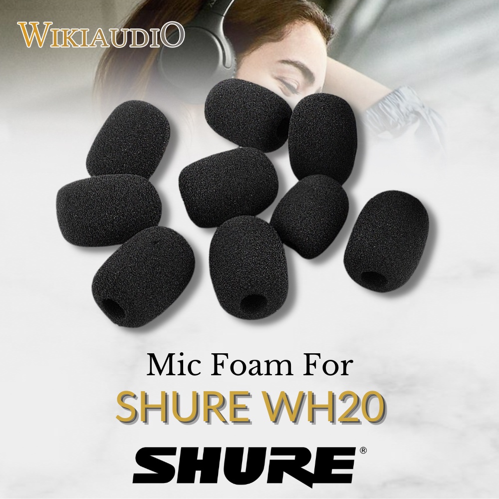 Jual Busa Mic Headset Shure WH20 Foam Microphone WH-20 WH 20 Mic Foam ...
