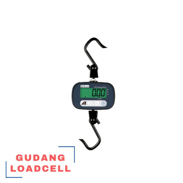 Jual Timbangan Gantung Digital DLE | Crane Scale 75KG 200KG 300KG - 75 ...