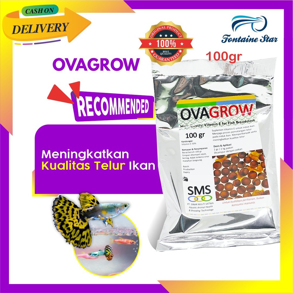 Jual Ovagrow Multivitamin Pembuahan Ikan | Shopee Indonesia