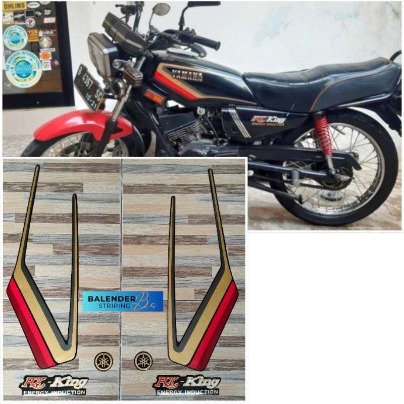 Jual Striping Motor original Yamaha RX KING hit merah tahun 1990 ...