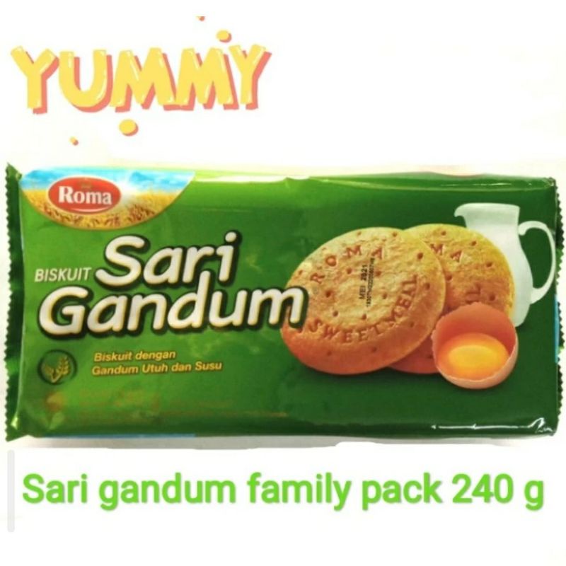 Jual Roma sari gandum biskuit | family pack | Shopee Indonesia