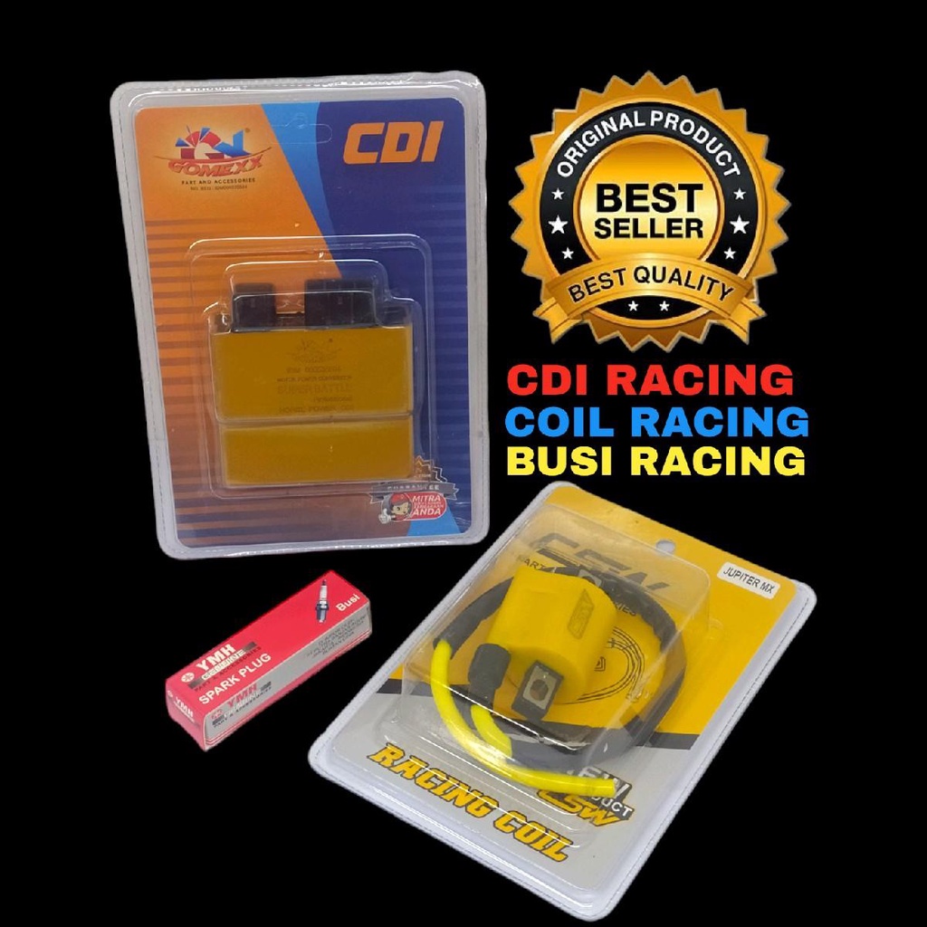 Jual PAKET UPGRADE CDI RACING JUPITER MX COIL RACING DAN BUSI RACING ...