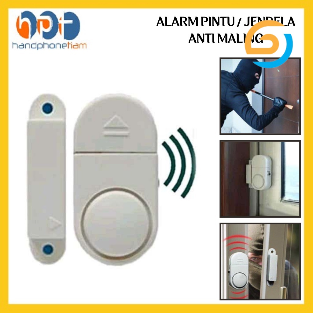 Jual Alarm Pintu Anti Maling Pencuri Jendela Kaca Sensor Rumah Toko ...