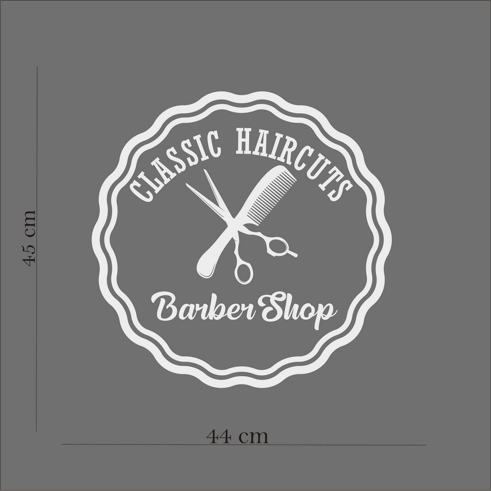 Jual Stiker CUTTING STICKER BARBERSHOP POTONG RAMBUT PANGKAS RAMBUT ...