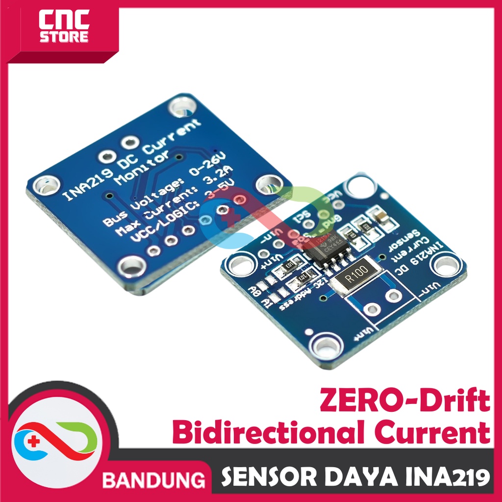 Jual SENSOR DAYA INA219 I2C CJMCU-219 POWER METER ARUS DAN TEGANGAN I2C INTERFACE ZERO-DRIFT ...