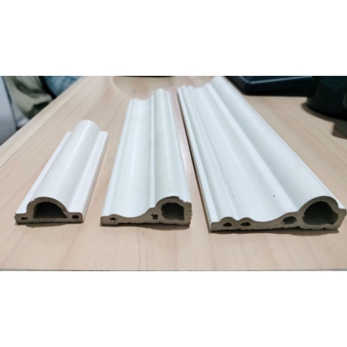 Jual Promo Bahan List Dinding Wall Moulding PVC Murah - 3cm | Shopee ...
