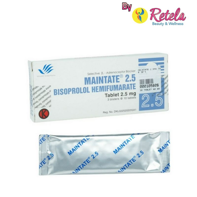 Jual MAINTATE 2,5MG 1 Box 30 TABLET | Shopee Indonesia