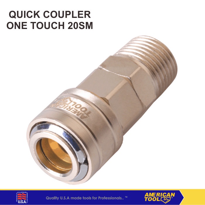 Jual Quick Coupler One Touch 20SM American Tool 8959392 | Shopee Indonesia