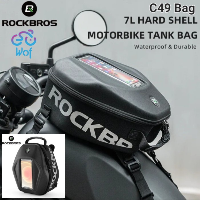 Jual ROCKBROS C49 Motorcycle Tank Bag 7L Tas Sepeda Motor ...