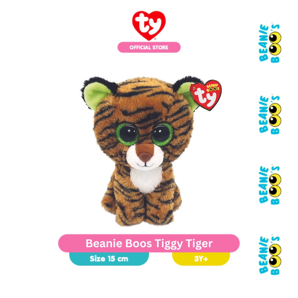 Jual TY Beanie Boos Tiggy Tiger (Regular) - Boneka Harimau | Shopee ...