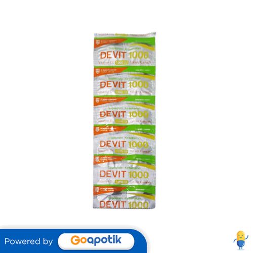 Jual Devit 1000 Iu Strip 10 Tablet | Shopee Indonesia