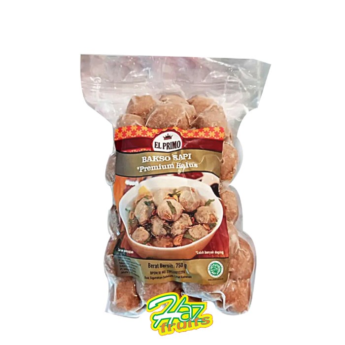 Jual El Primo Bakso Sapi Halus Premium 750 gram | Shopee Indonesia