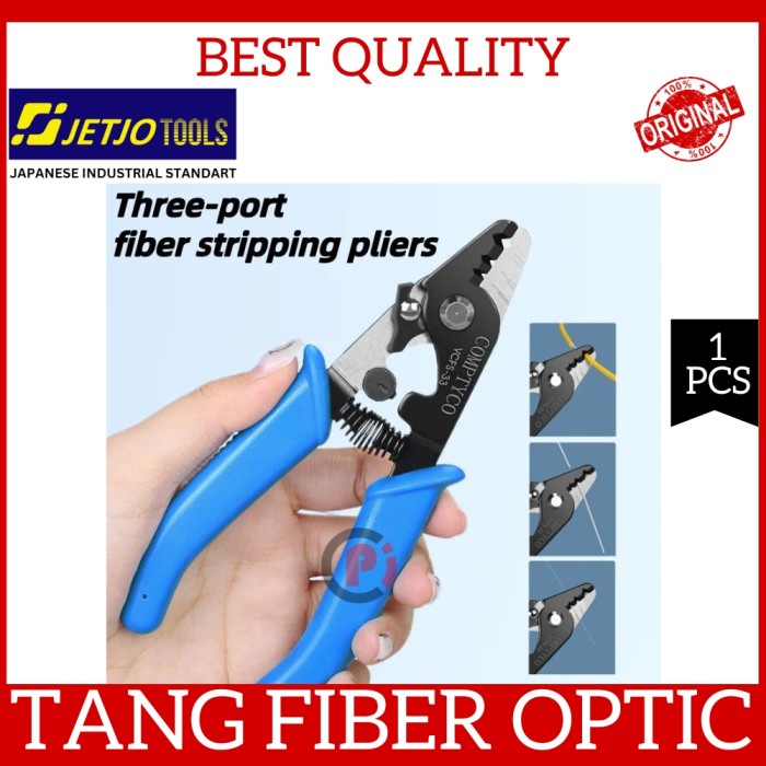Jual JETJO TOOL Tang Potong Khusus Untuk Fiber Optic Optik FO Stripper ...