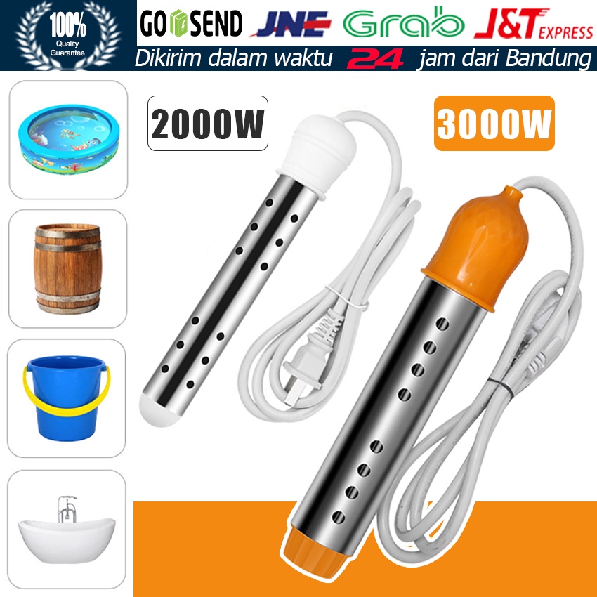 Jual 600W / 2000W / 3000W Elemen Pemanas Air Celup Water Heater Listrik ...