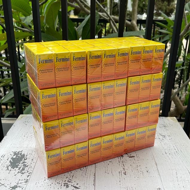 Jual Ready Stock FERMINO KAPSUL ESKTRAK CACING TANAH ISI 12 KAPSUL ...