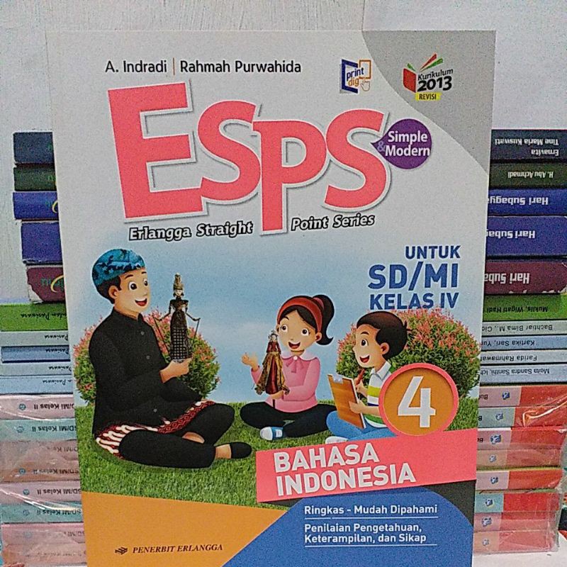 Jual Buku ESPS Bahasa Indonesia SD/MI Kelas IV Erlangga | Shopee Indonesia