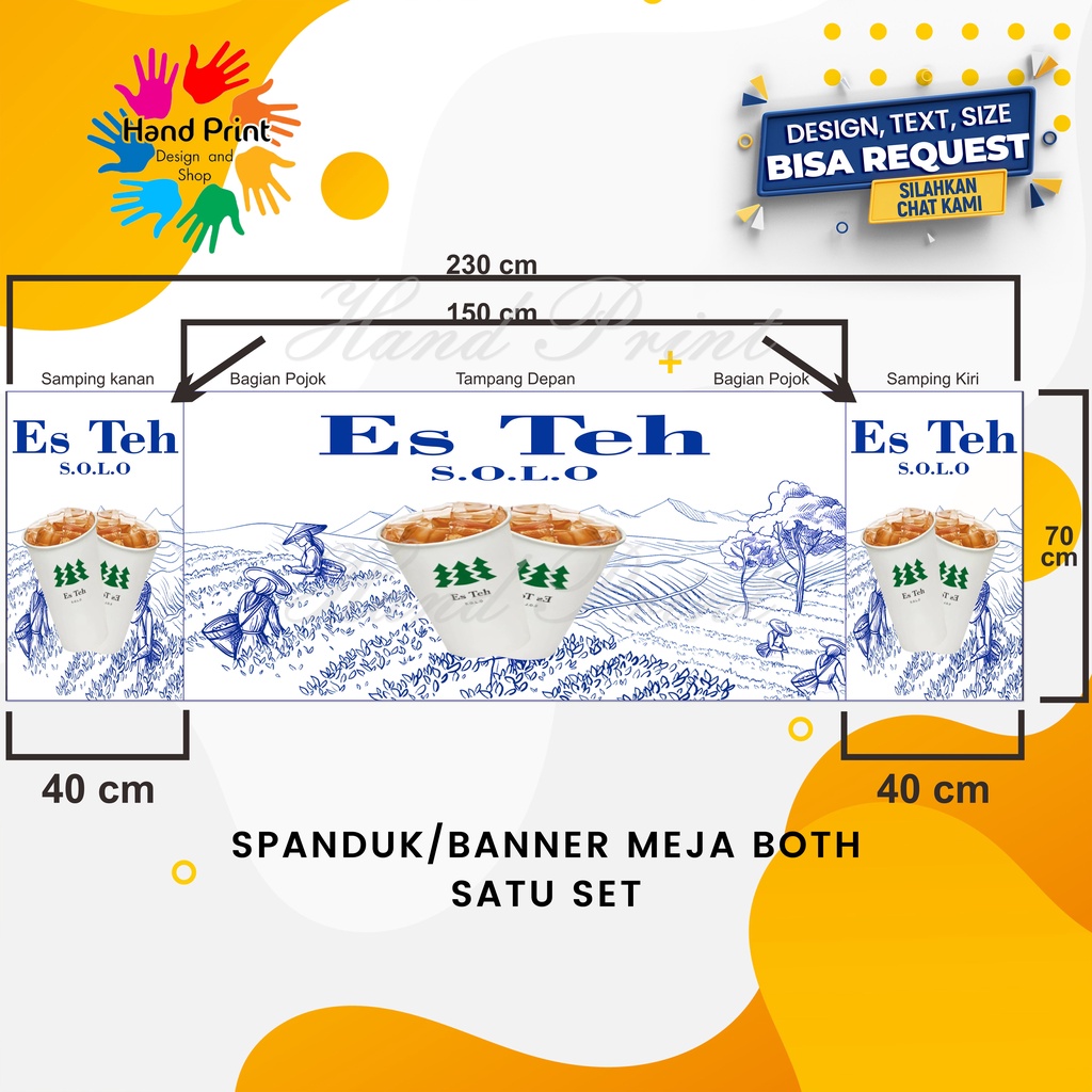 Jual Spanduk Banner MMT Banner Es Teh Manis Solo Untuk Meja Both Satu ...