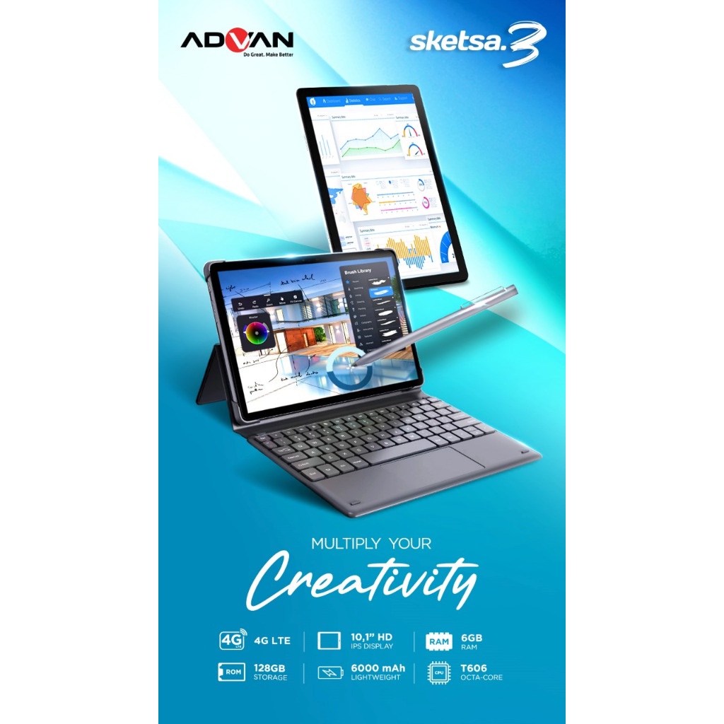 Jual Advan Tab Sketsa 3 6/128GB TABLET | Shopee Indonesia