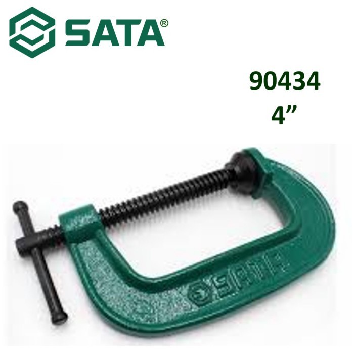 Jual SATA PENJEPIT - CATOK KAYU / C-CLAMP 90434 SATA TOOLS 4 INCH ...
