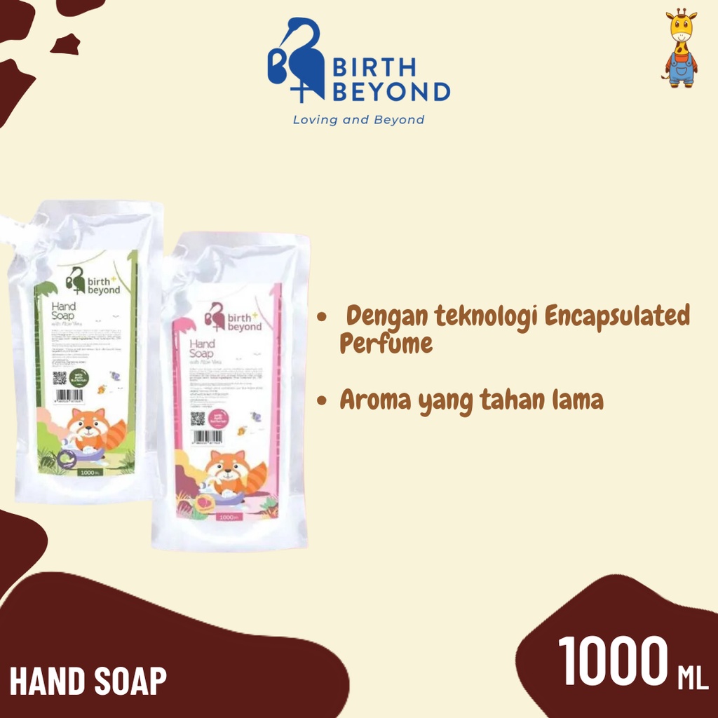 Jual Birth Beyond Hand Soap with Aloe Vera Melon & Strawberry 1000ml ...
