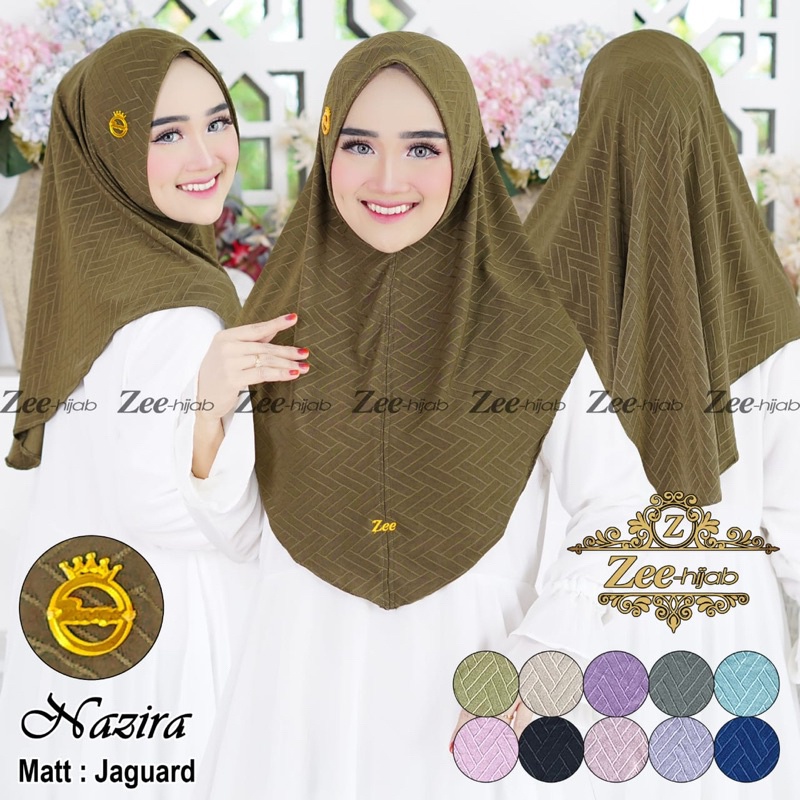 Jual BERGO INSTAN NAZIRA / JILBAB INSTAN / HIJAB INSTAN / JILBAB MOTIF ...
