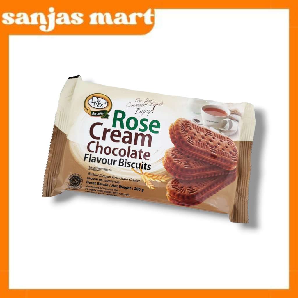 Jual DENEX ROSE CREAM VANILA/COKLAT PACK 200GR | Shopee Indonesia