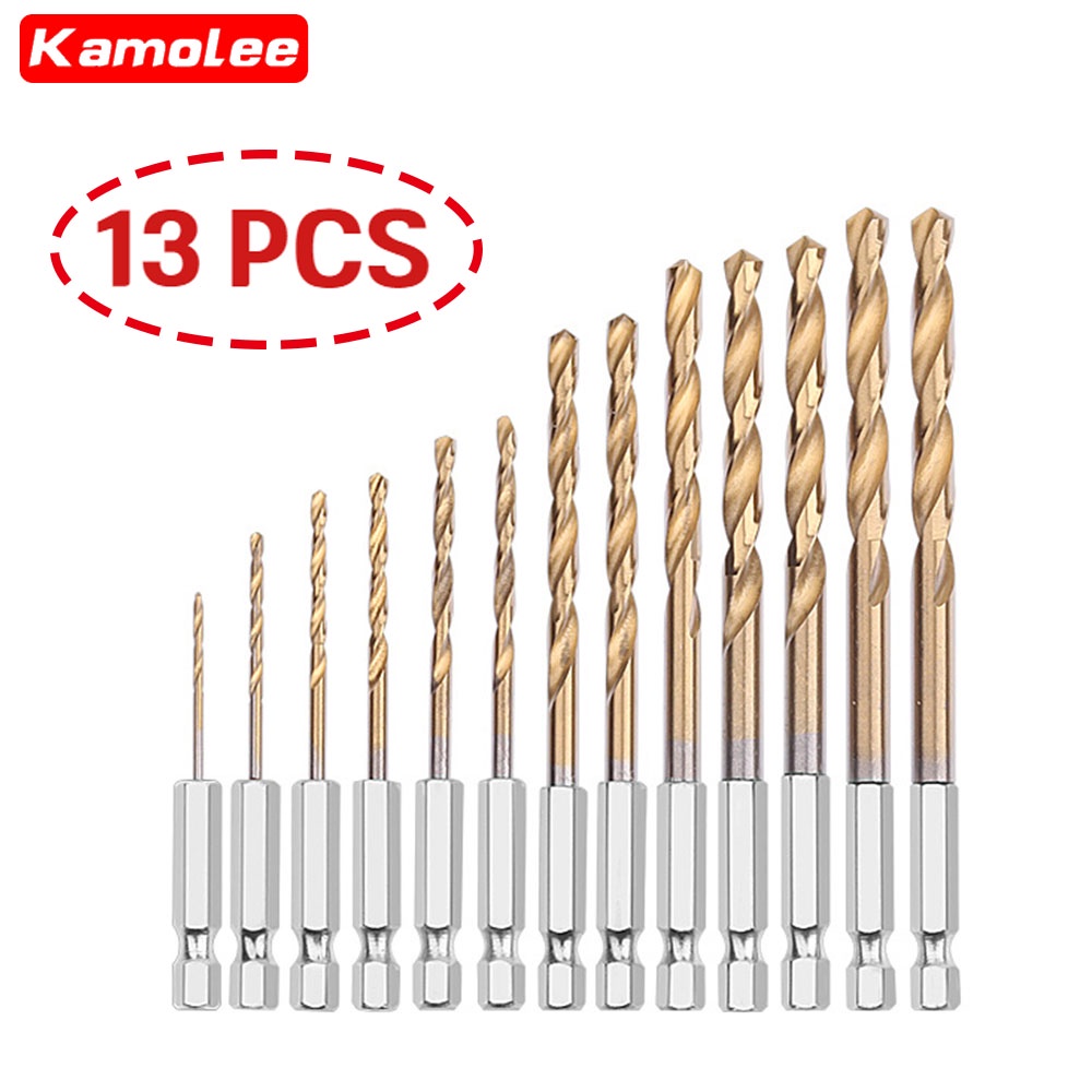 Jual [Bor Murah] Kamolee Mata Bor Set Komplit 13 PCS Power Drill ...