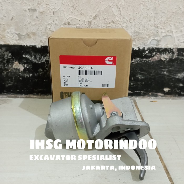 Jual FUEL TRANFER PUMP CUMMINS 4BT 6BT POMPA SOLAR CUMMINS 4983584 ...