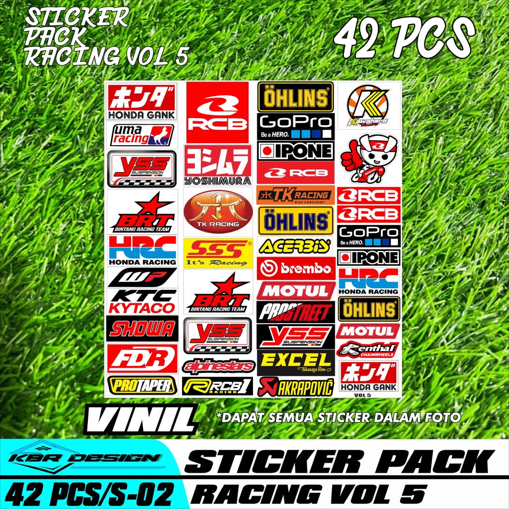 Jual STIKER PACK RACING / STIKER PACK / STIKER MOTOR / STICKER CUTTING ...