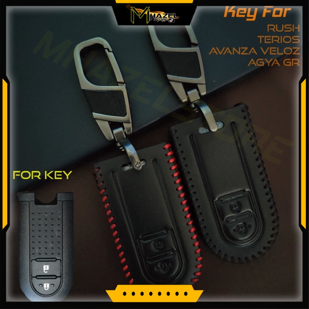 Jual GANTUNGAN KUNCI COVER SARUNG KULIT REMOTE KEYLESS MOBIL TOYOTA ...
