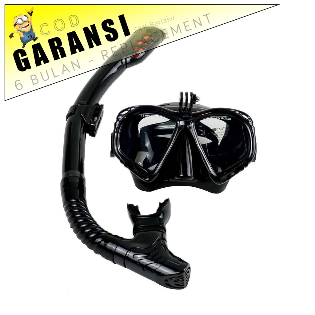 Jual [COD] Kacamata Selam Selang Nafas Snorkel Scuba Diving Alat ...