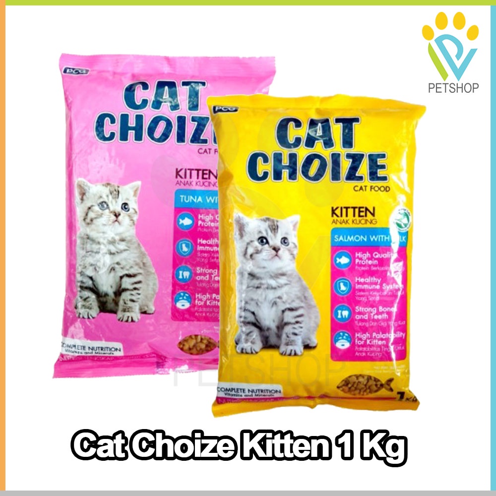 Jual CAT CHOIZE Kitten 1kg - Makanan Kucing Kering Cat Food Freshpack 1 ...