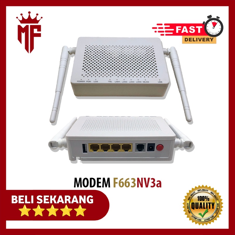 Jual Modem ZTE F663Nv3a XPON Plus Adaptor | Shopee Indonesia