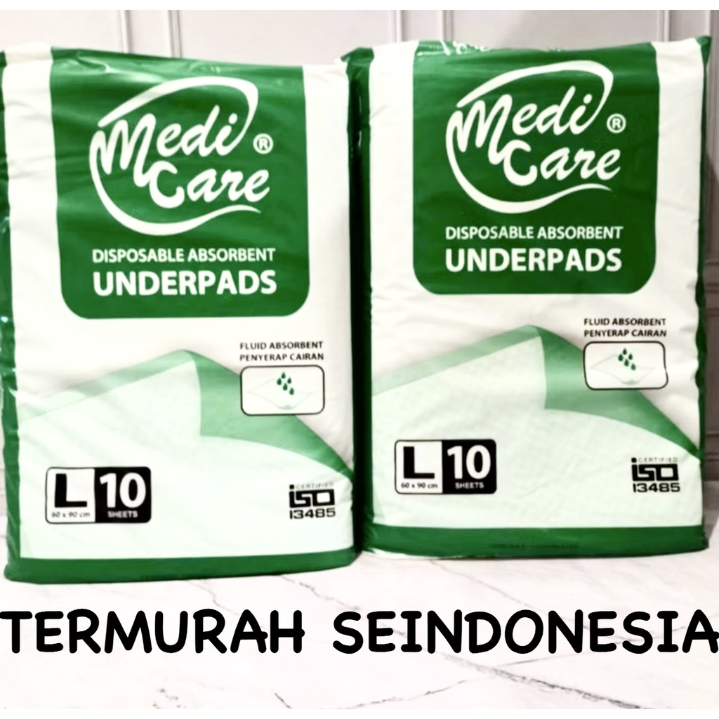 Jual MEDICARE UNDERPAD 60x90 PERLAK BAYI TATAKAN OMPOL ISI 10 PRODUKSI SENSI | Shopee Indonesia