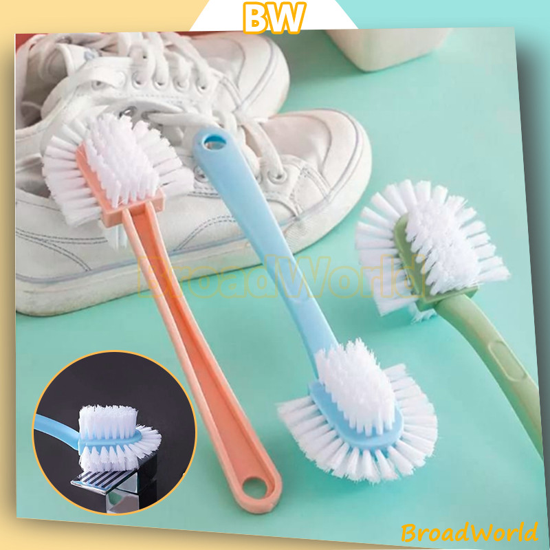 Jual Sikat Gagang Pembersih Sepatu Sandal Berbagai Sisi / Sikat Gagang ...