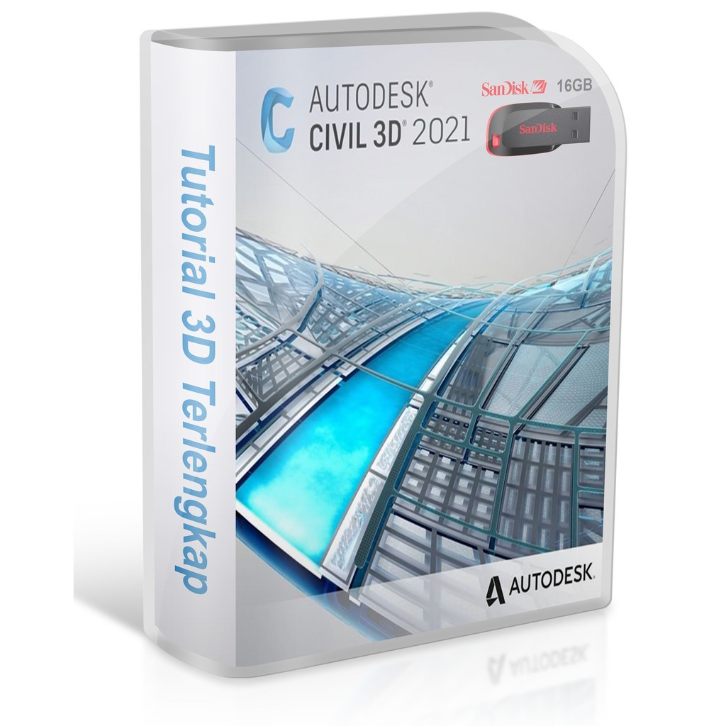 Jual Flashdisk 16GB Video Tutorial Mastering AutoCAD Civil 3D 2021 Series | Shopee Indonesia