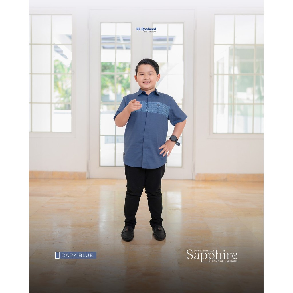 Jual ORIGINAL - Sarimbit Sapphire by Yasmeera Kemeja Anak El-Rasheed Model Terbaru Lebaran 2025 ...