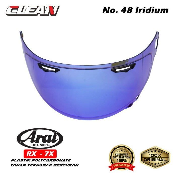Jual CLEAN Kaca Helm Iridium Full Face Arai RX - 7X | Shopee Indonesia