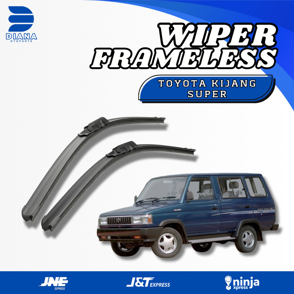 Jual Wiper Mobil Frameless Toyota Kijang Super Frameless Sepasang 1