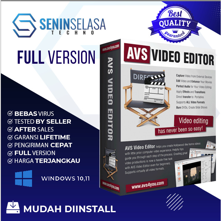 Jual Software Pengeditan Video Profesional: AVS Video Editor 10 [WIN ...