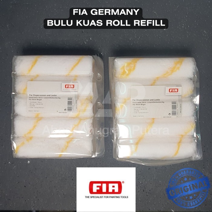 Jual HARGA PROMO! Bulu Kuas Roll Refill "FIA" made in Germany 4" inch ...