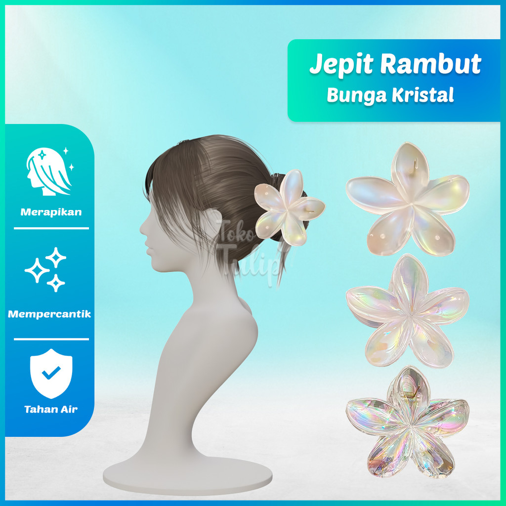 Jual Jedai Cantik Motif Bunga Kamboja Sparkle White Edition Bahan ...