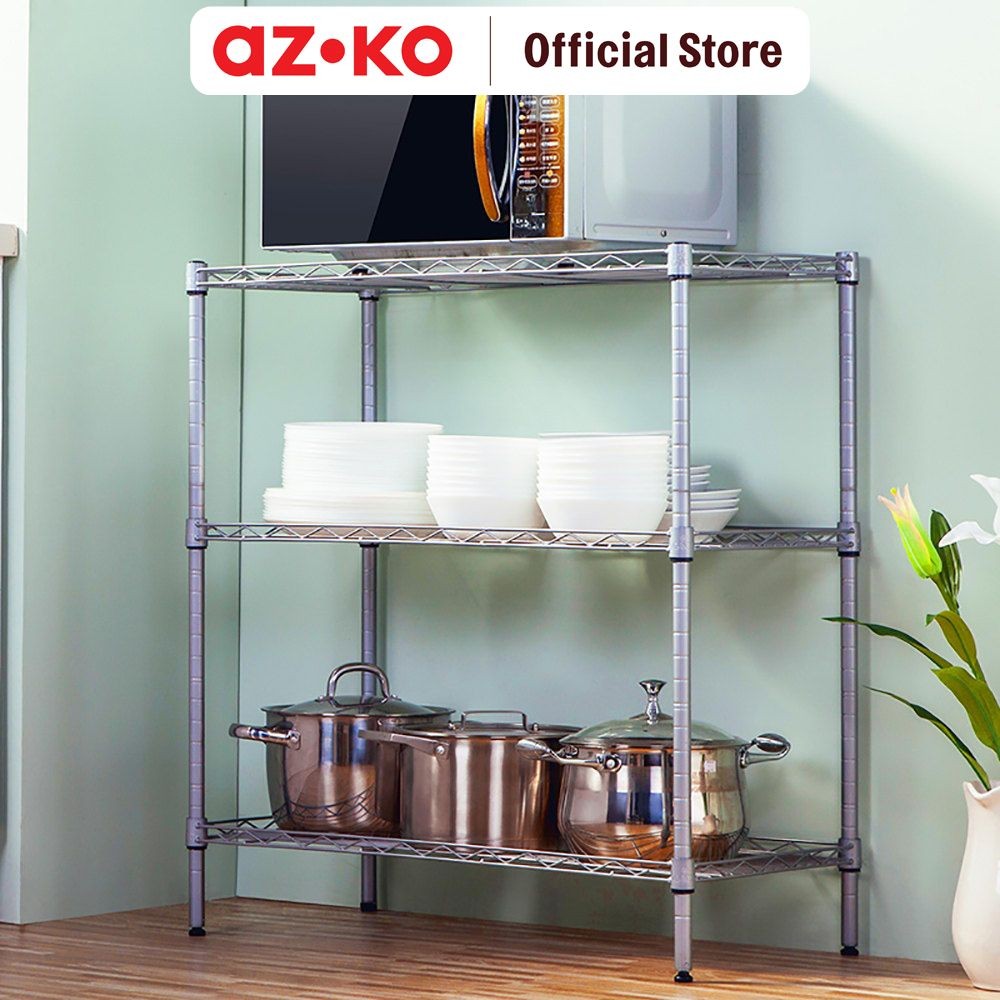 Jual AZKO Stora Rak Serbaguna 3 Tingkat Tempat Penyimpanan Barang ...