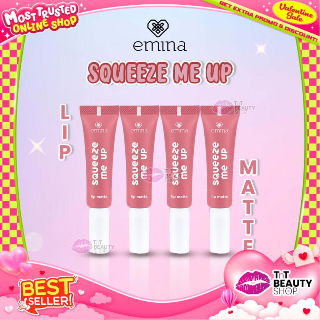 Jual EMINA Squeeze Me Up Lip Matte | EMINA Lip Matte | Lip Cream | TnT ...
